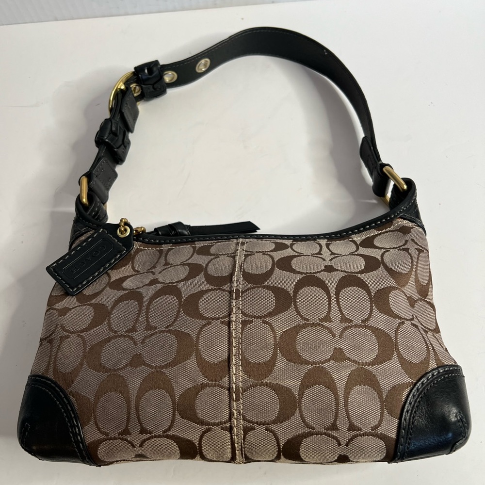 Coach Bleeker 11430 Leather Signature Shoulder Bag. - Gem
